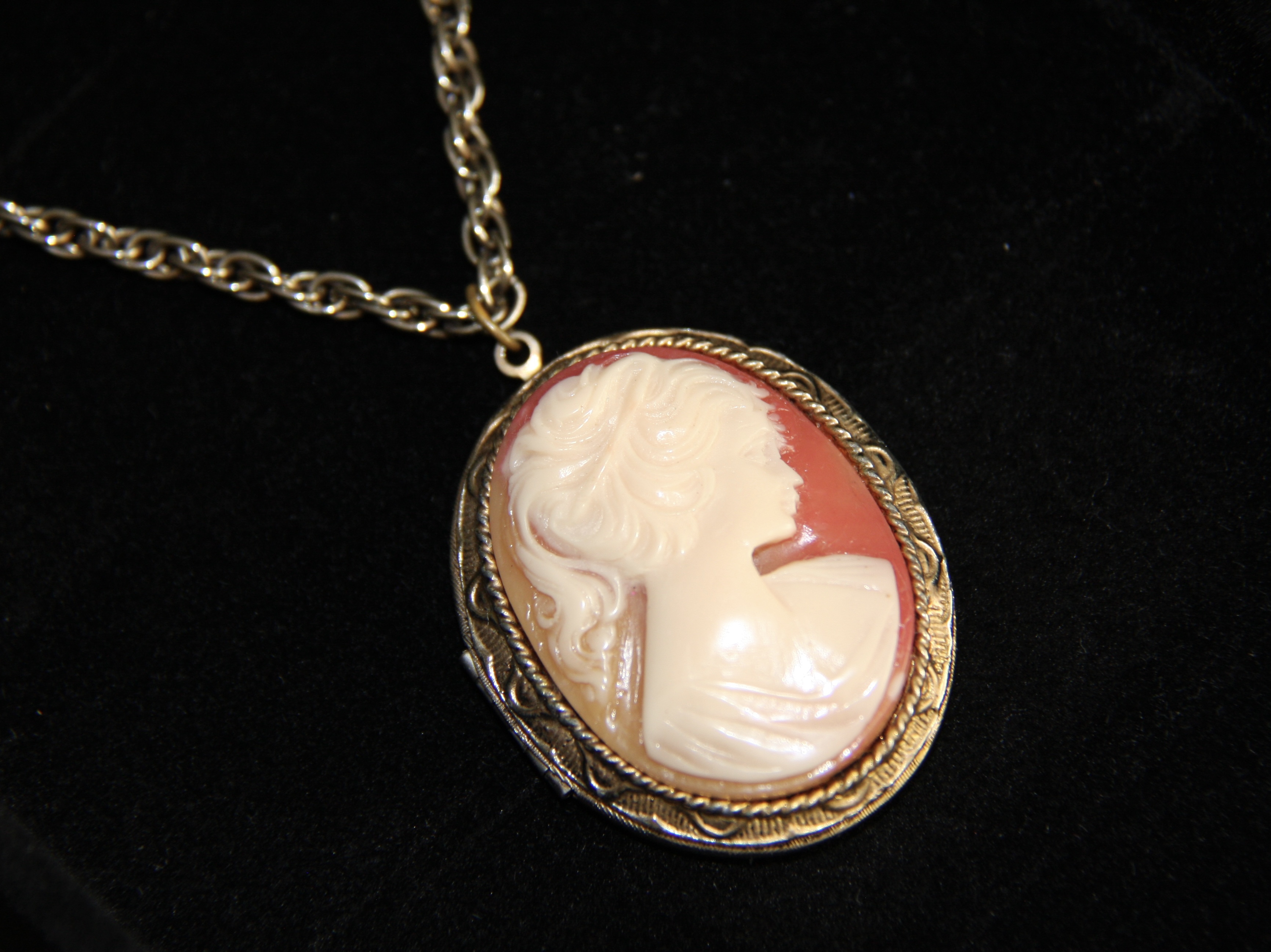 Vintage Cameo Locket – The Fashion History Project